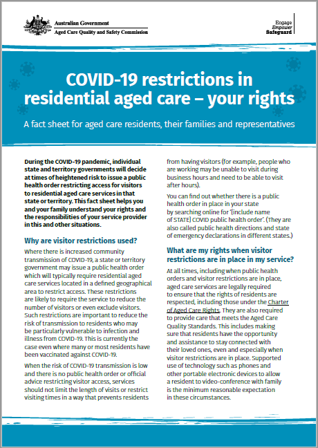 Resource Library | Aged Care Quality and Safety Commission